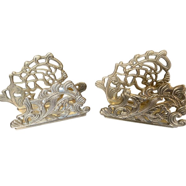 Antique Brass Letter Holders - Etsy