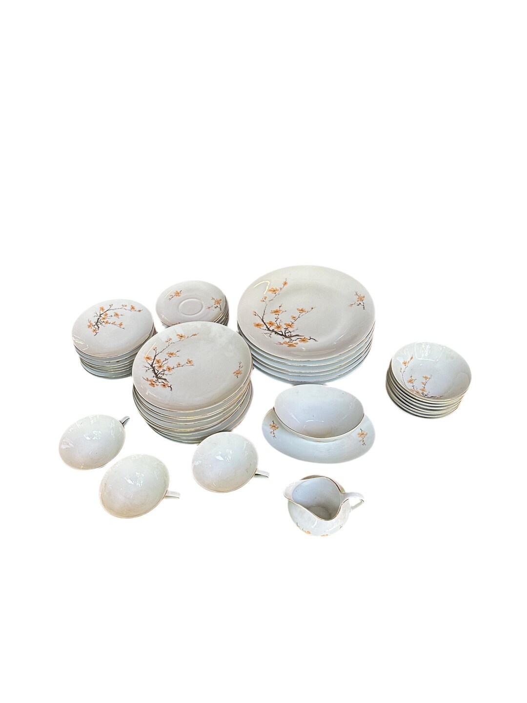Set of Bareuther Japanese Cherry Blossom Dinnerware- Set of 45 - Etsy