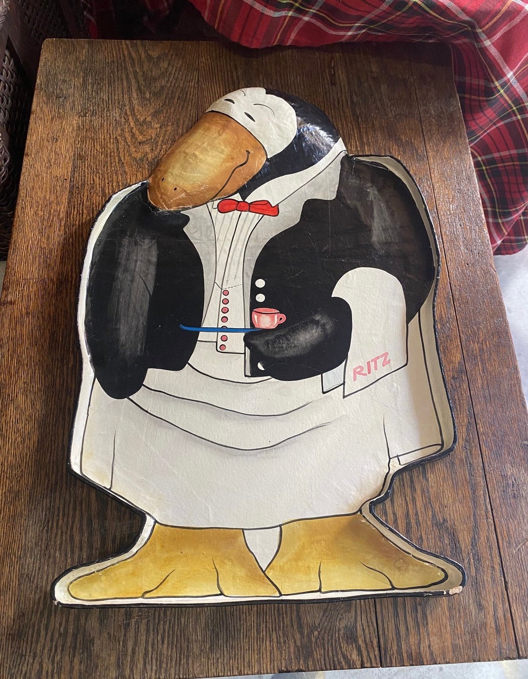 1970s Large Penguin Serving Tray - Etsy