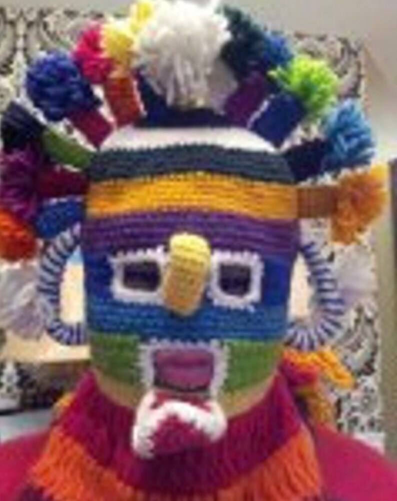 Inti Raymi Hand Woven Mask FREE SHIPPING - Etsy