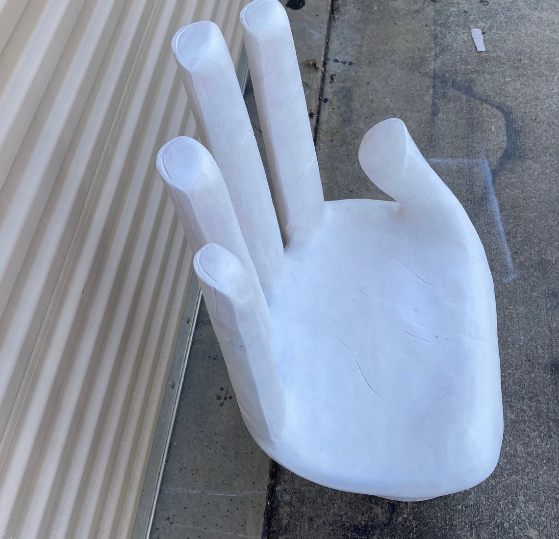 1990s White Wooden Hand Chairs a Pair FREE SHIPPING - Etsy