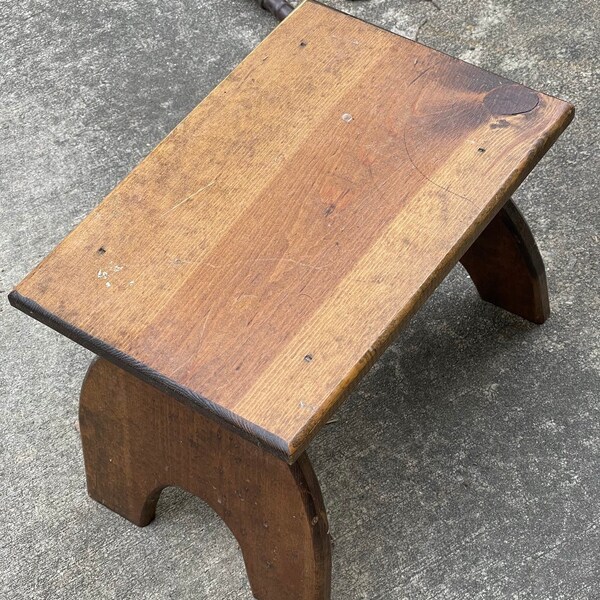 Antique Footstool - Etsy