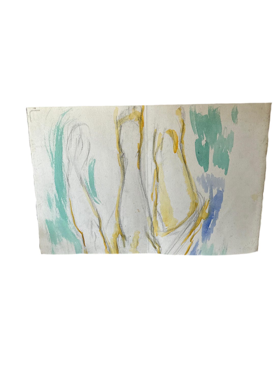 Abstract Watercolor Painting of Legs and Feet - Etsy