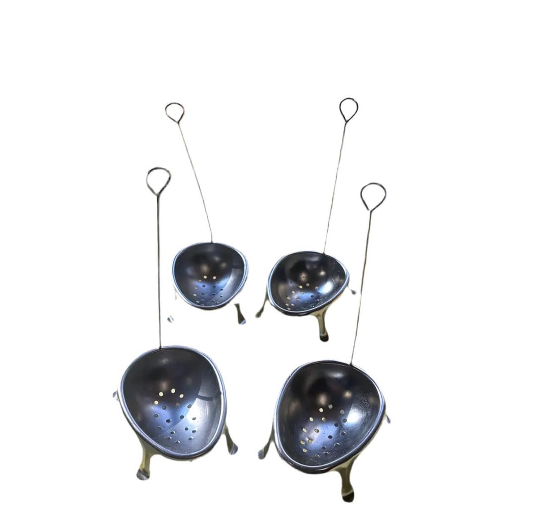 Vintage Poached Egg Dipper - Set of 4 - Etsy
