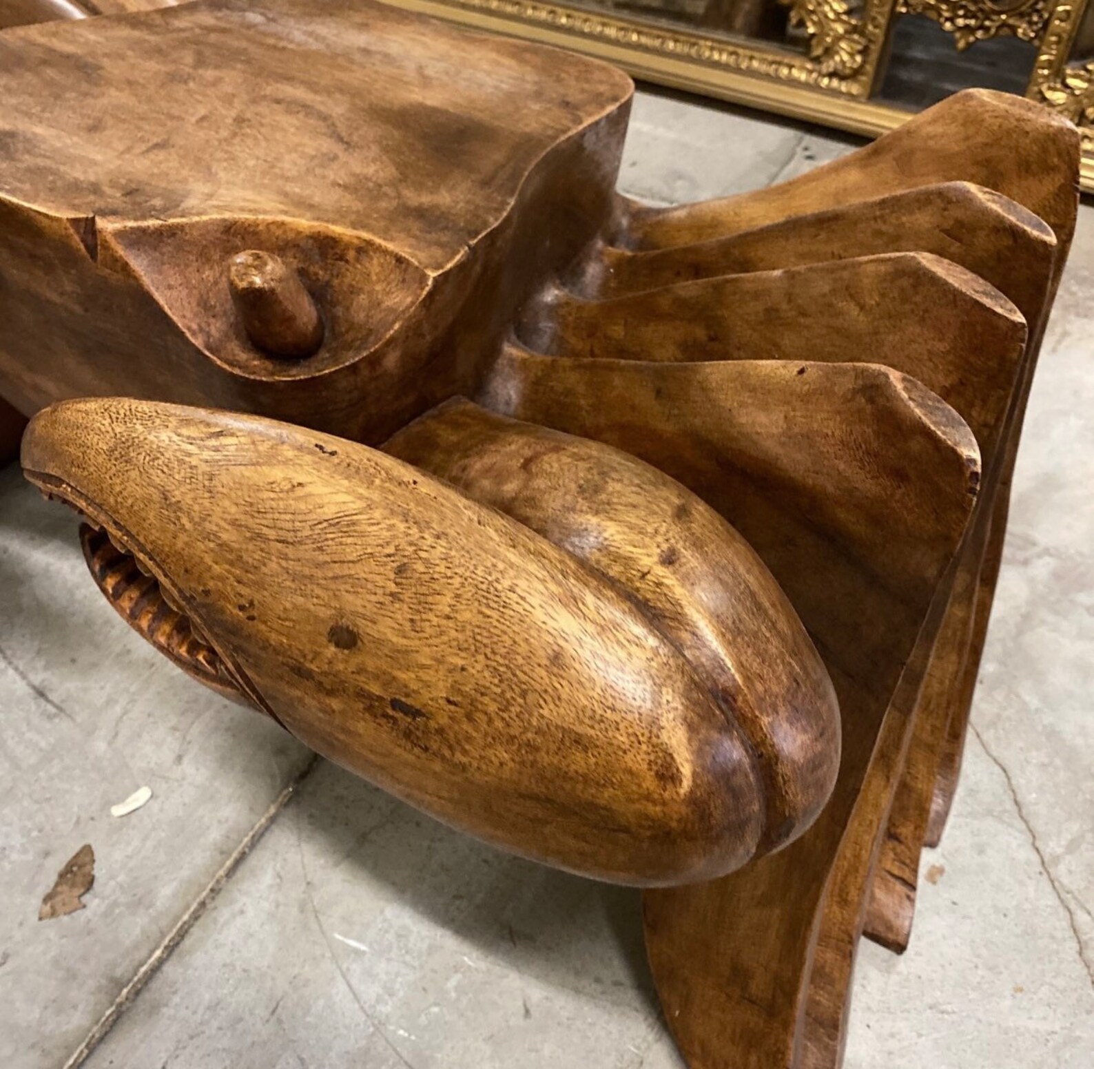 Nautical Wooden Crab Coffee Table. Wooden Finish - Etsy