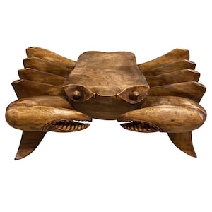 Nautical Wooden Crab Coffee Table. Wooden Finish - Etsy