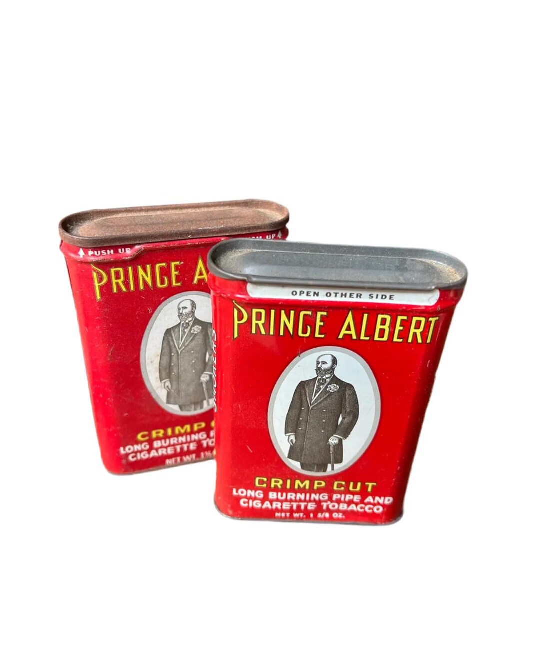 Pair of Prince Albert Tobacco Cans - Etsy