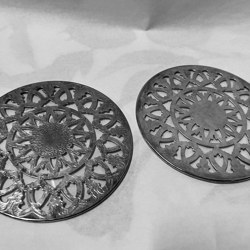 Silver Trivet - Etsy