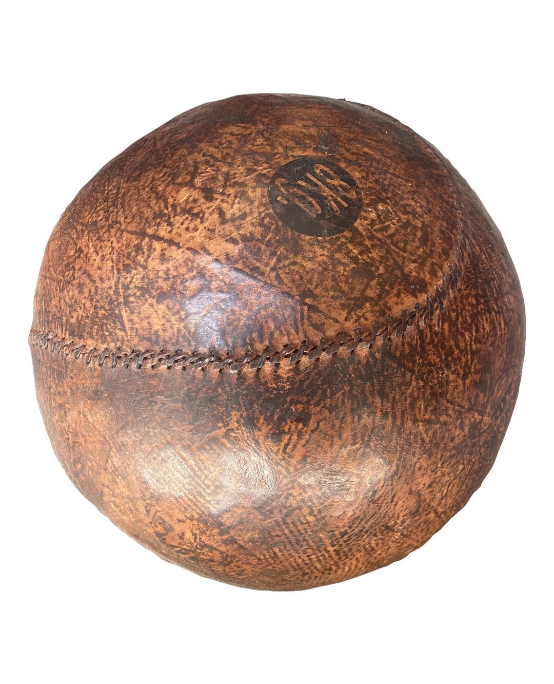 1970s Vintage Leather Baseball Medicine Ball - Etsy