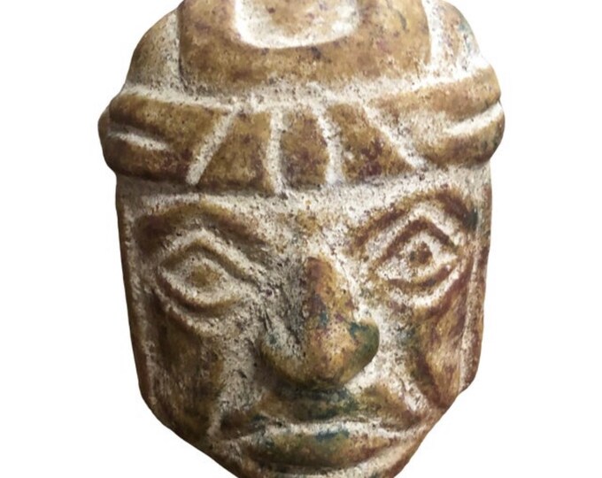 1970s Stone Tiki Head Figure - Etsy