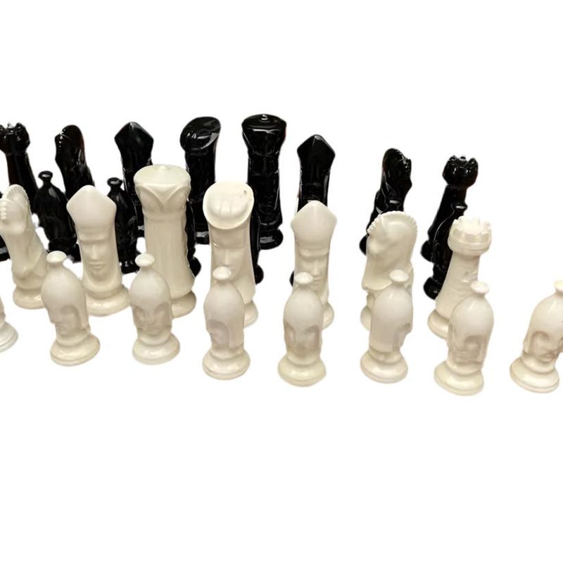 Ceramic Chess Set - Etsy