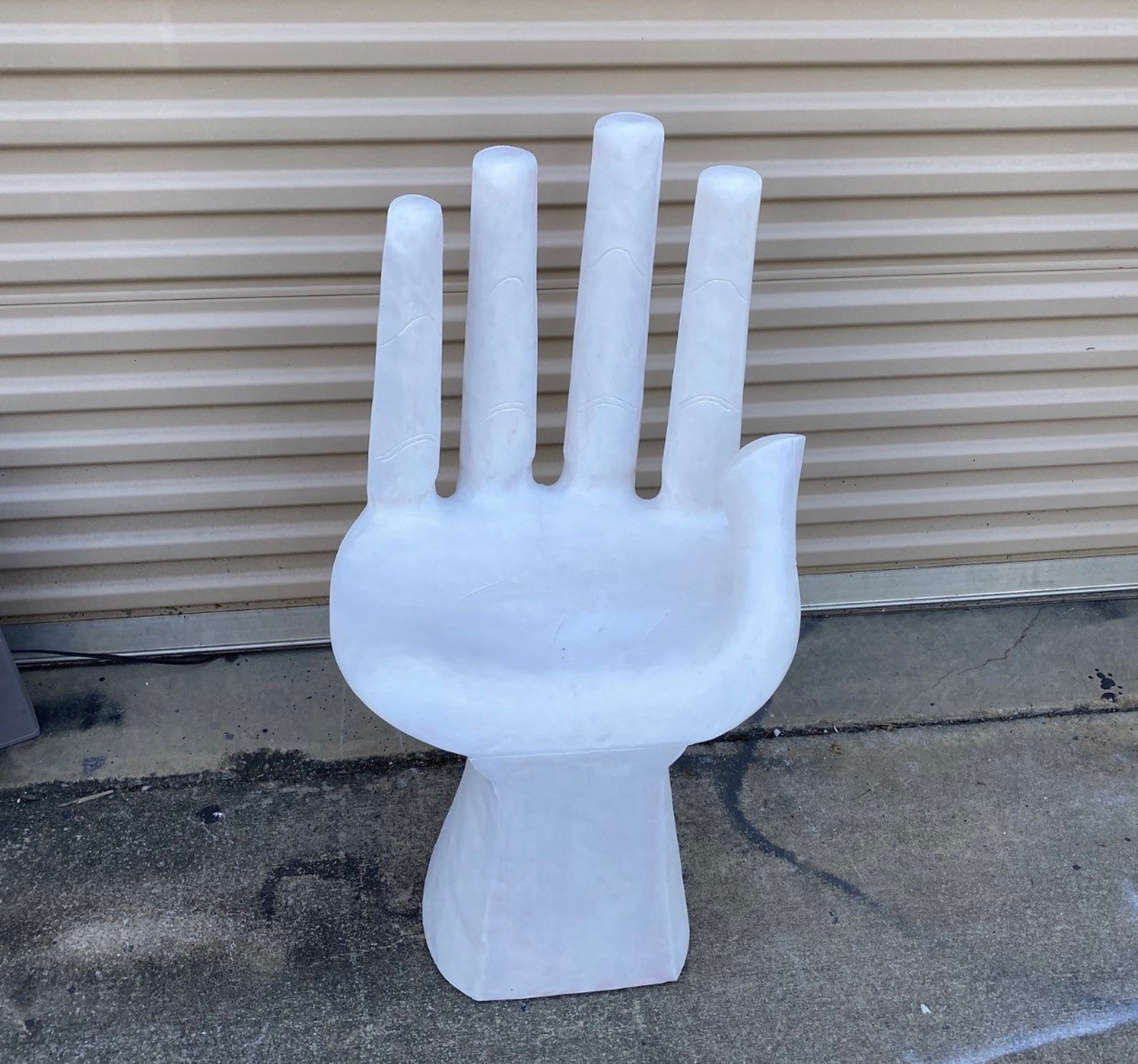 1990s White Wooden Hand Chairs a Pair FREE SHIPPING - Etsy