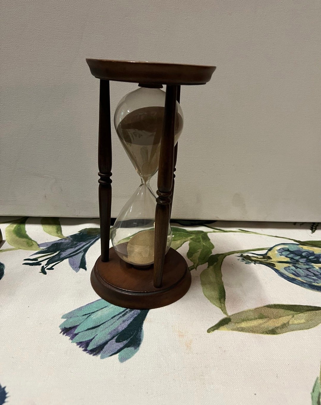 Antique Wooden Hourglass - Etsy