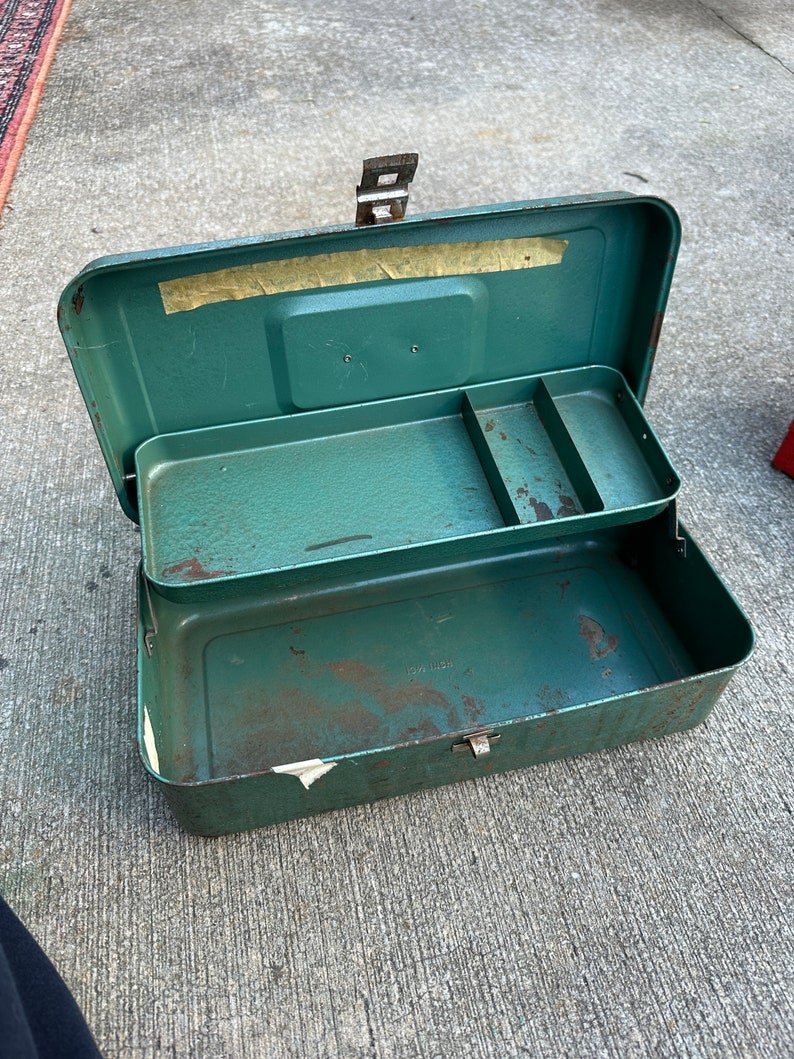 Trio of Metal Industrial Tool Boxes - Etsy