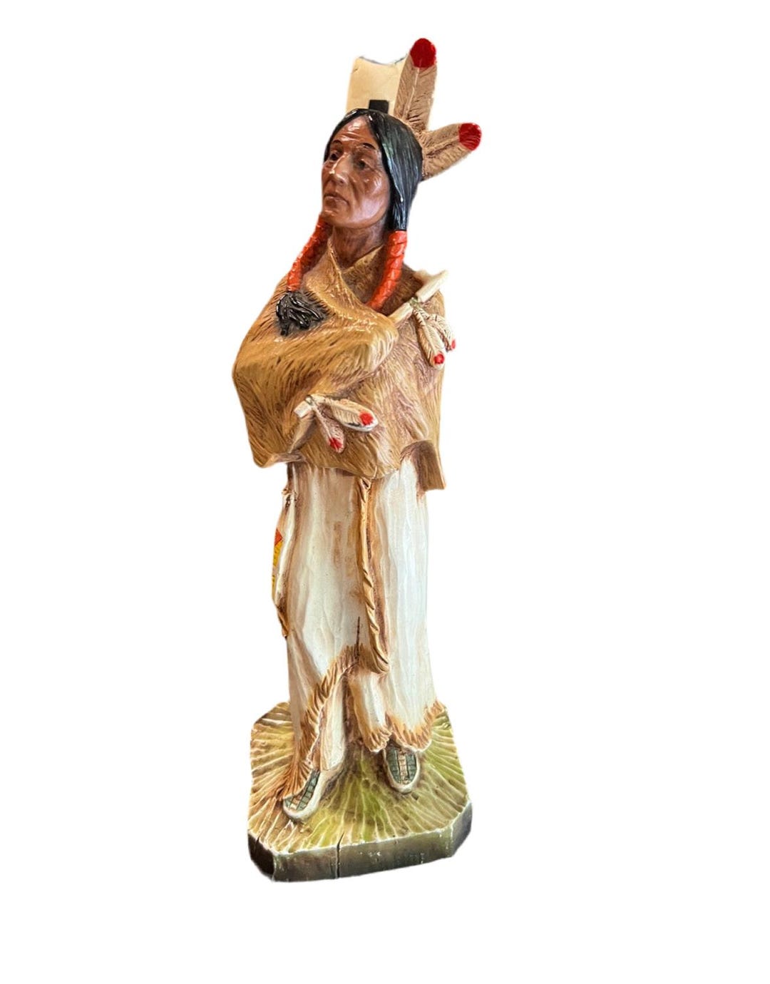 Large Sculptural Native American Figure - Etsy
