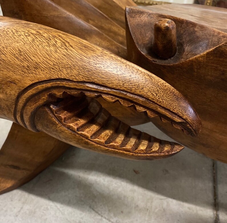 Nautical Wooden Crab Coffee Table. Wooden Finish - Etsy