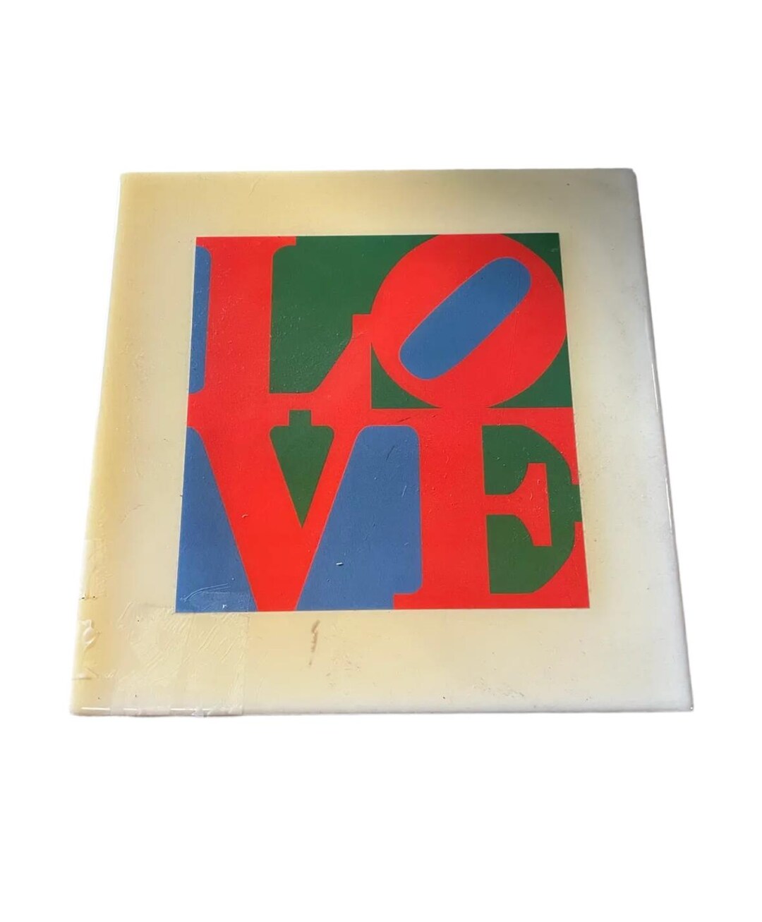 1970s Painted "love" Tile, Framed - Etsy