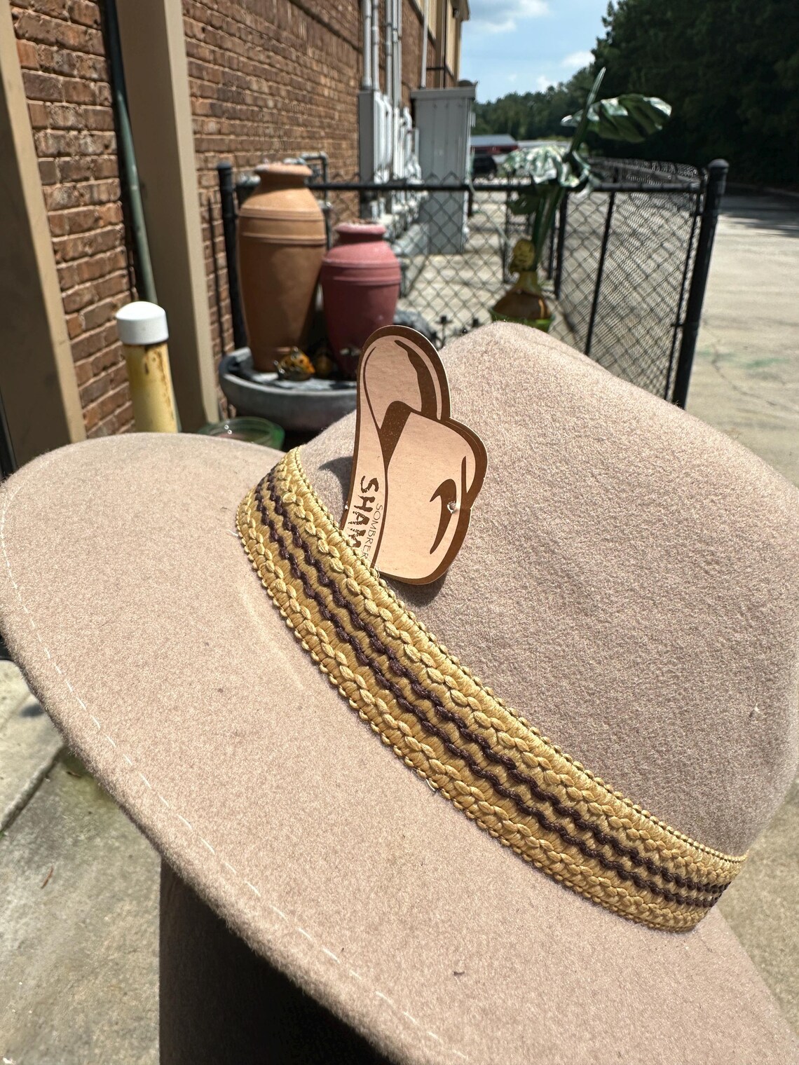Vintage Tan Wool Shaman Hat From Ecuador - Etsy