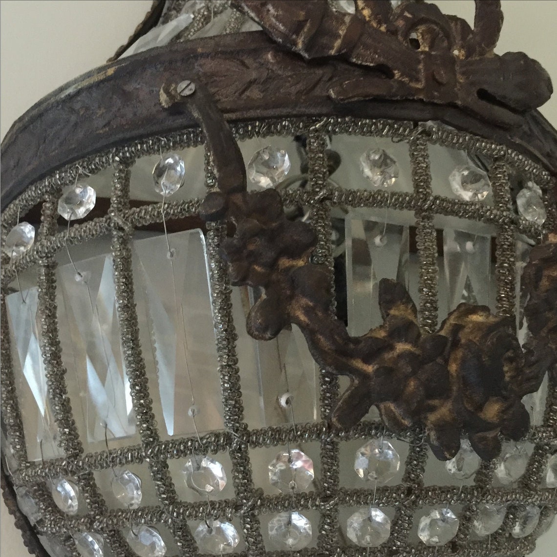 1970s Swedish Style Garland Swag Sconce - Etsy