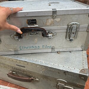 Large Trio of Vintage Stackable Suitcases - Etsy