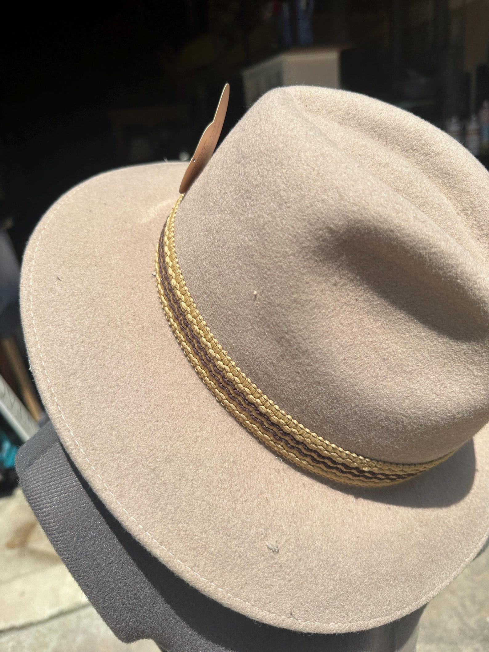 Vintage Tan Wool Shaman Hat From Ecuador - Etsy