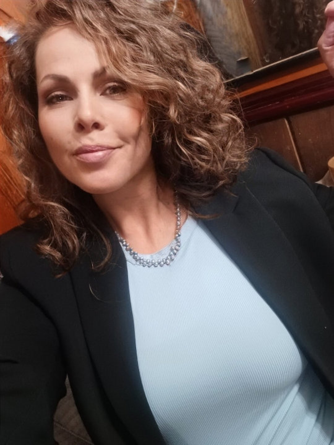 Dancing Baby Blue Pearl Necklace and Earrings - Etsy