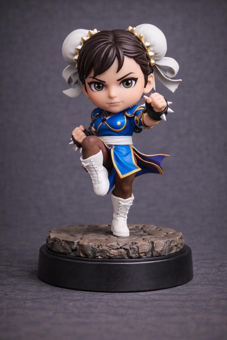 SF Chibi STL Bundle – 4 Character STL Files for 3D Printing - Etsy