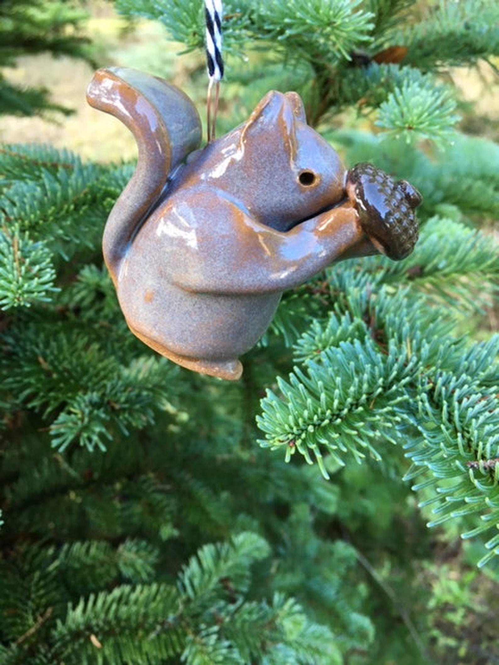 Squirrel Ornament - Etsy