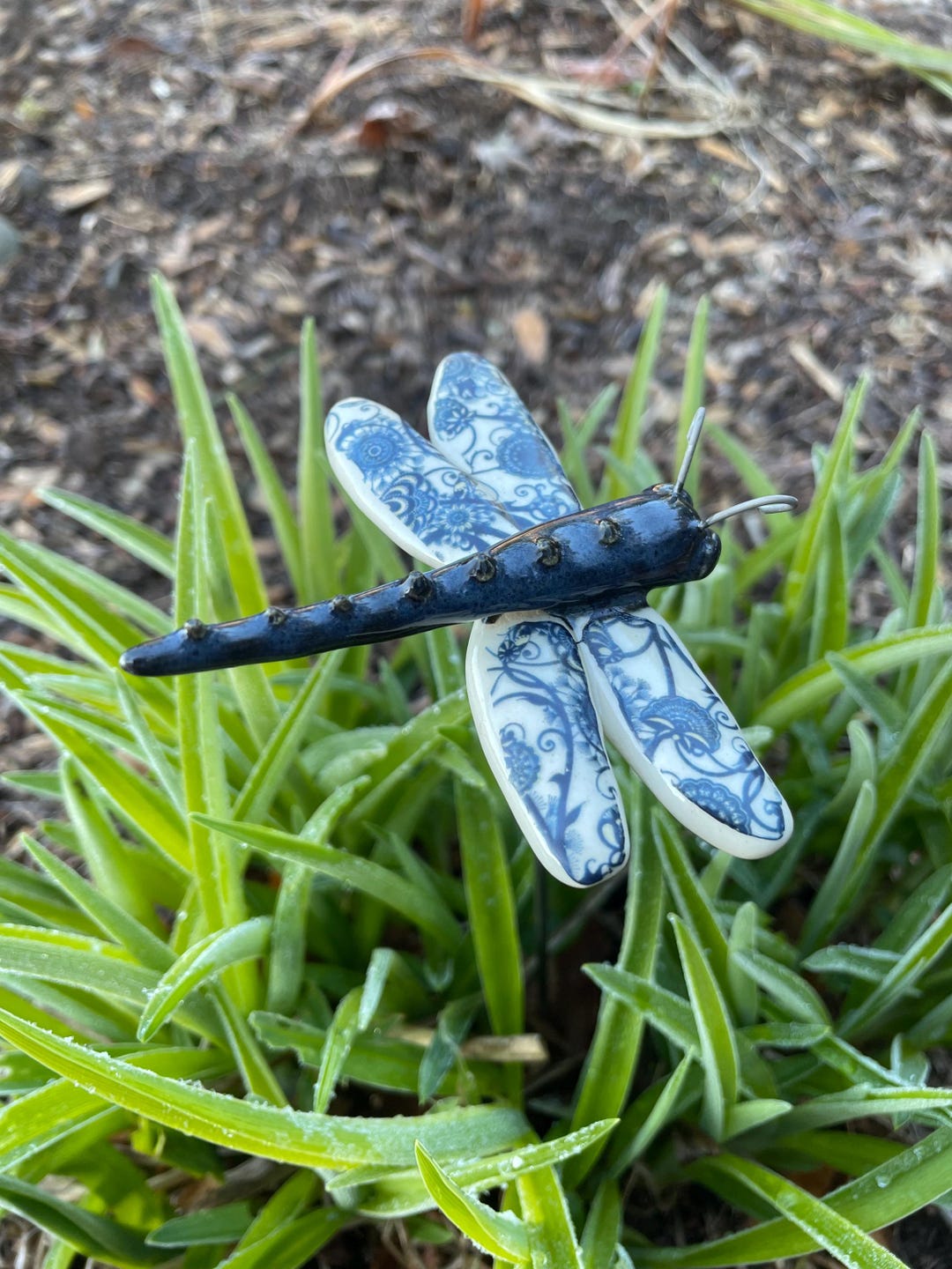 Dragonfly Planter Decoration - Etsy