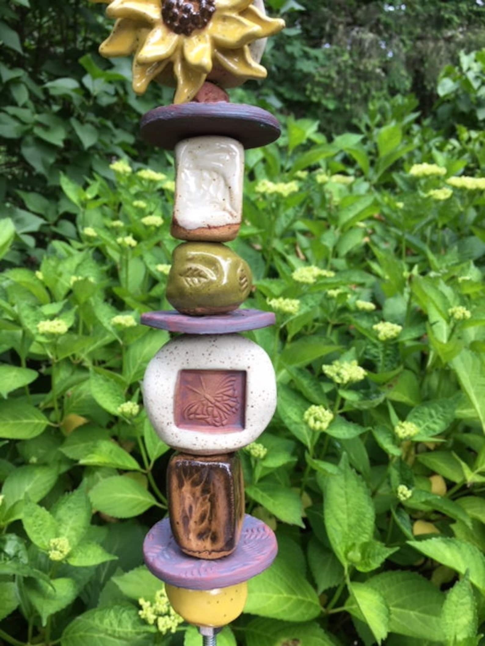 Sunflower Garden Totem - Etsy