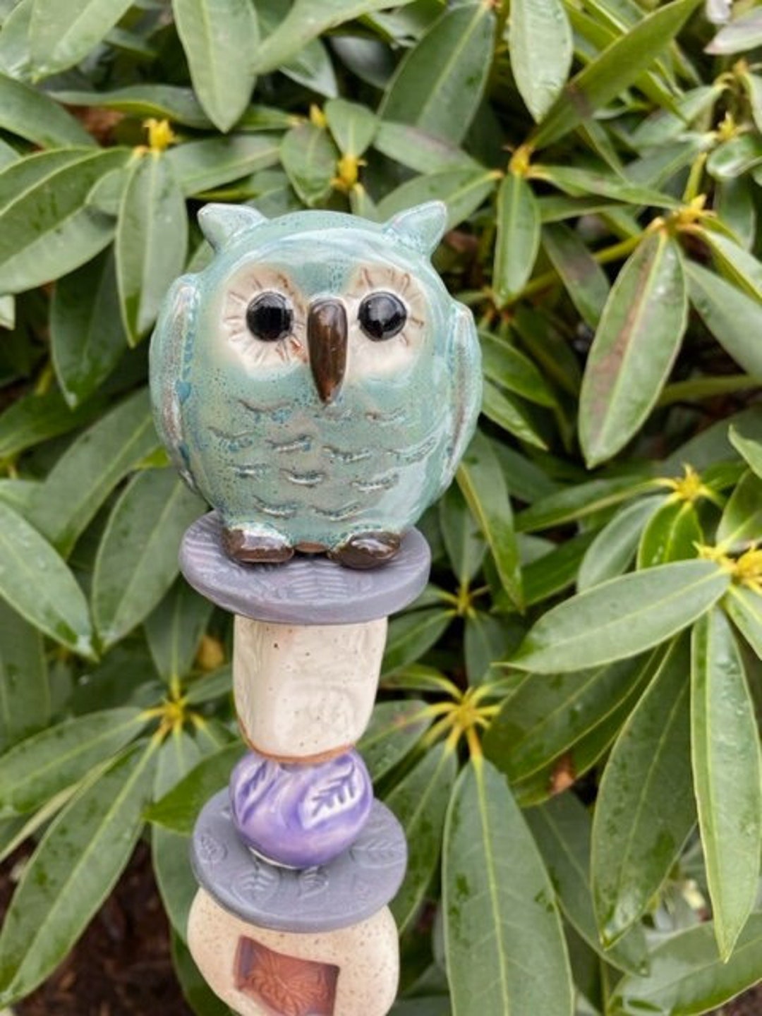 Owl Garden Totem - Etsy