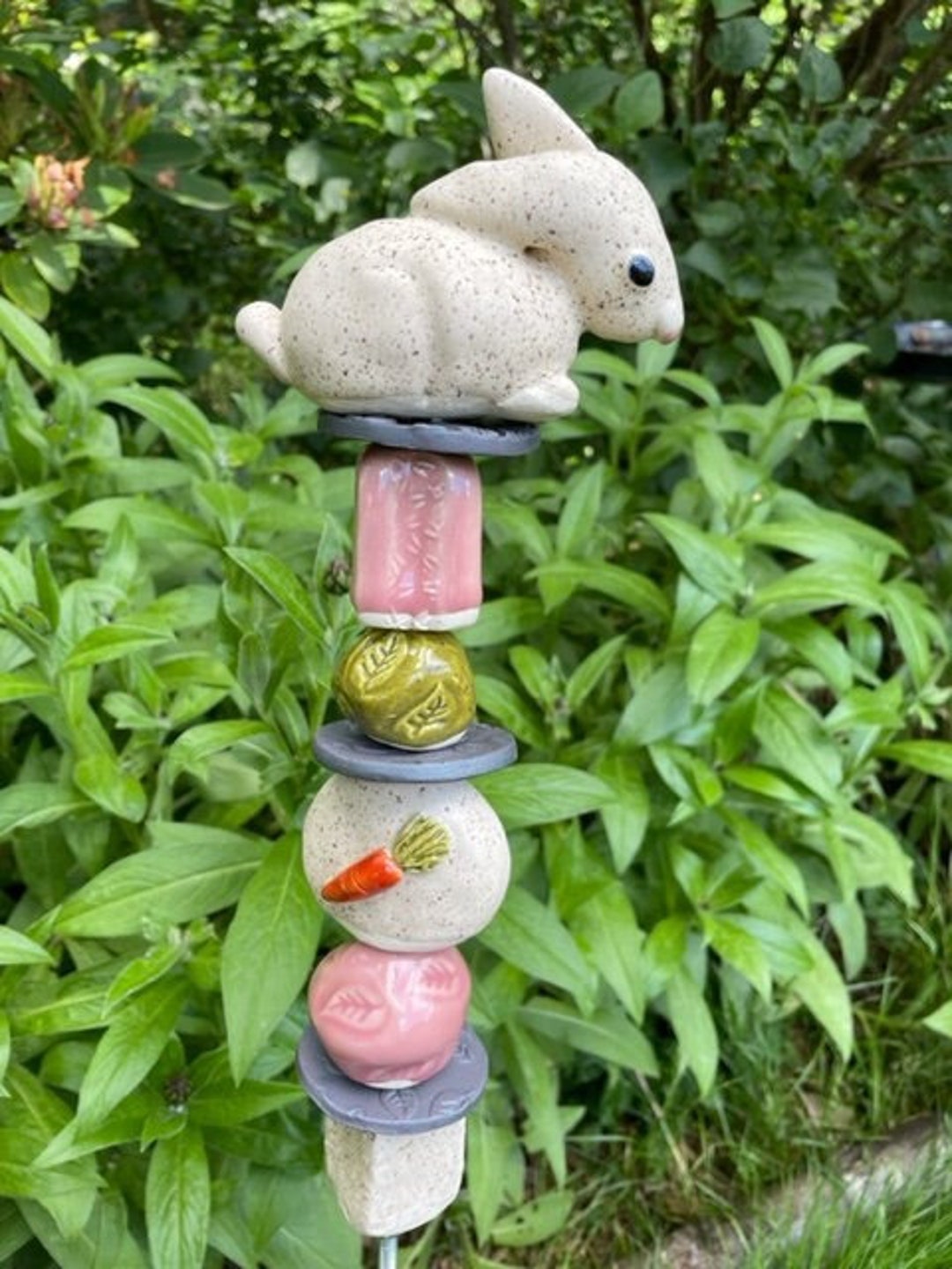 Speckled Bunny Totem - Etsy