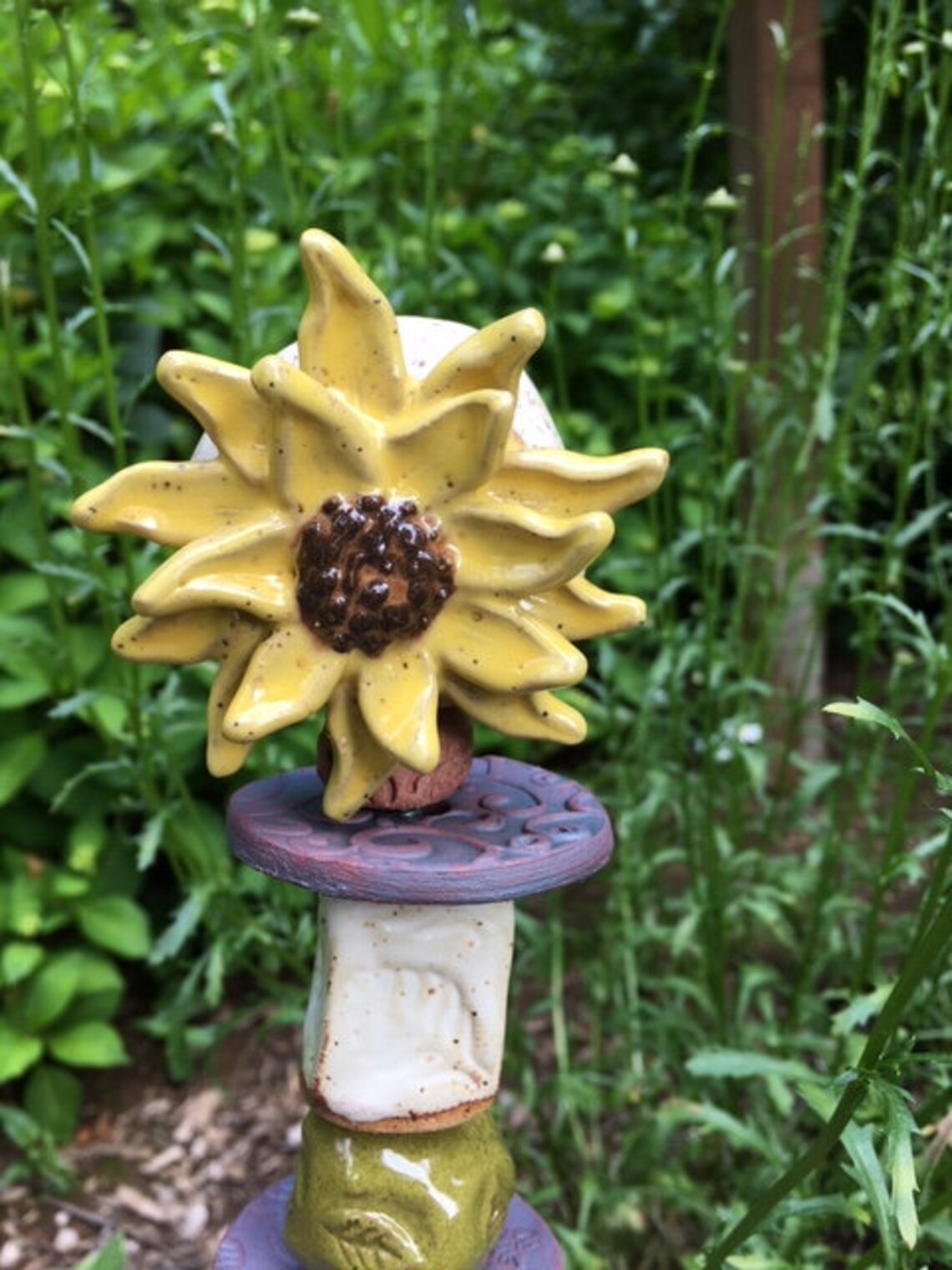 Sunflower Garden Totem - Etsy
