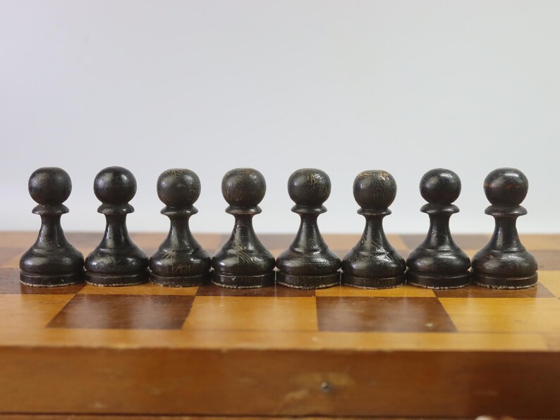 Very Rare Antique Soviet Chess Set Early 20th Century - Vintage Chess ...