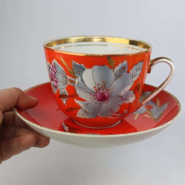 500ml Cup and Saucer - Etsy UK