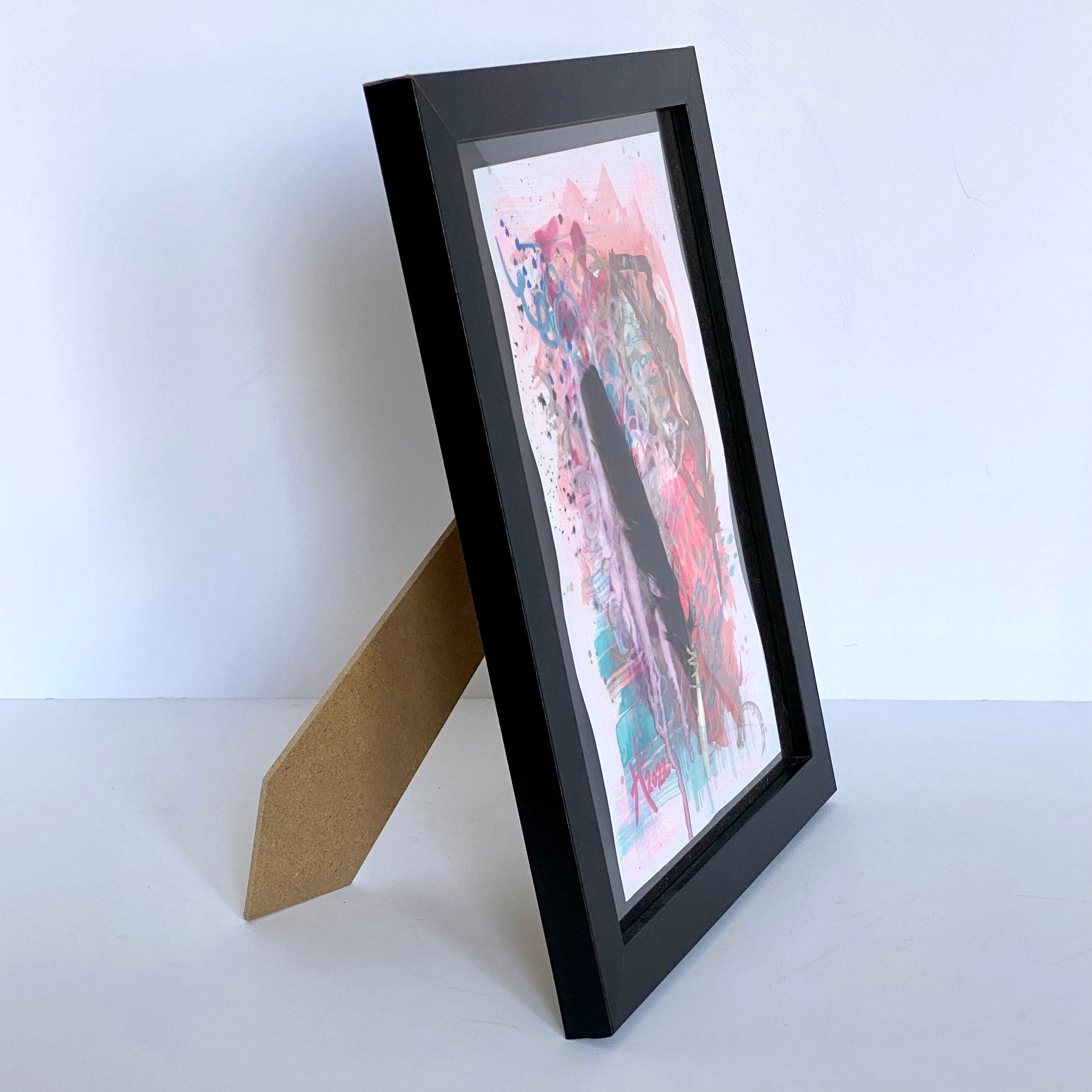 Flocking Together - Original Wall Art Handmade Mixed Media Artwork by ...