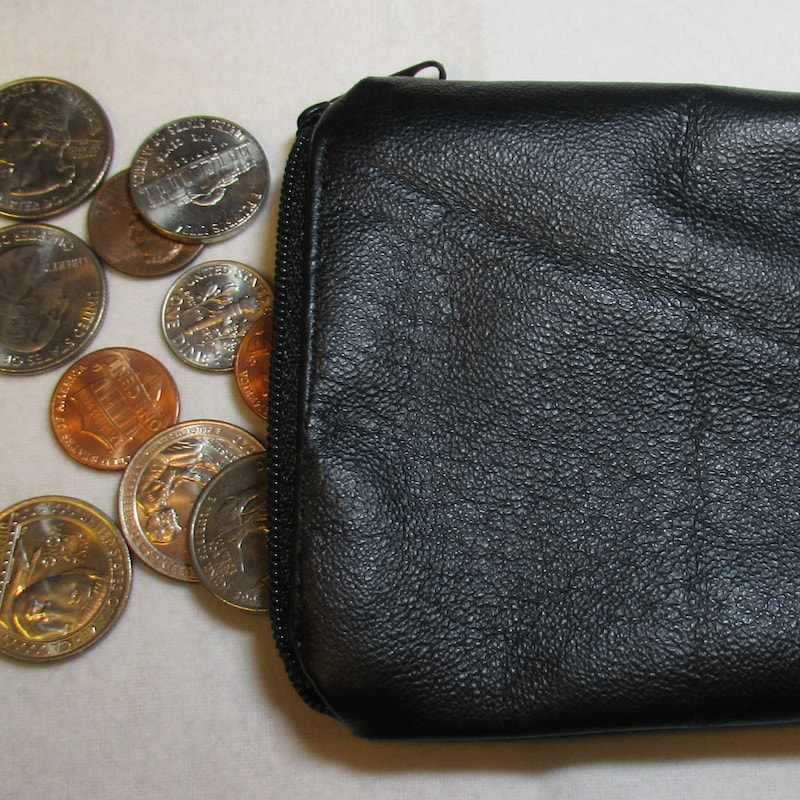Leather Coin Bag - Etsy