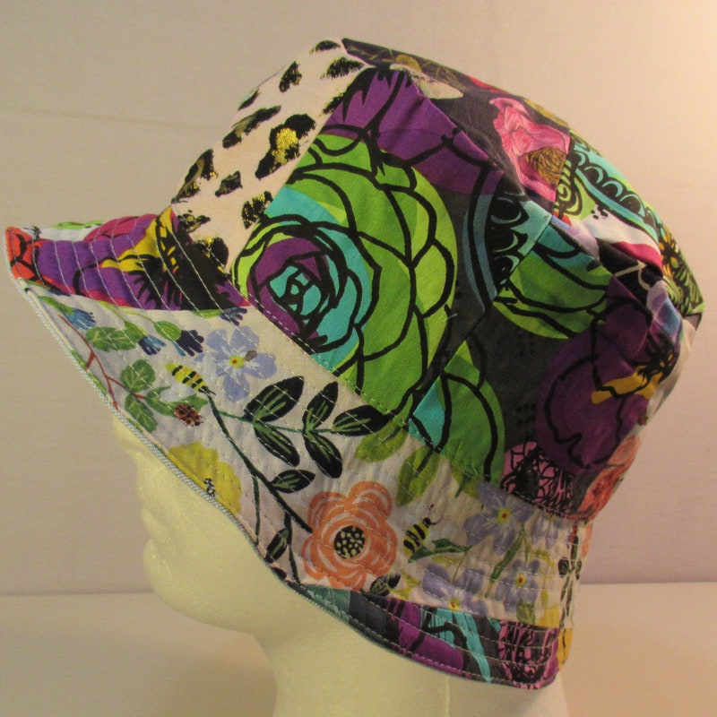 Patchwork Bucket Hat - Etsy