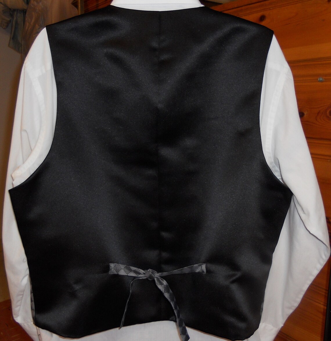 Silver Grey Jacquard Clasic Men's Vest, Size XL Mens Vest, Ready to ...