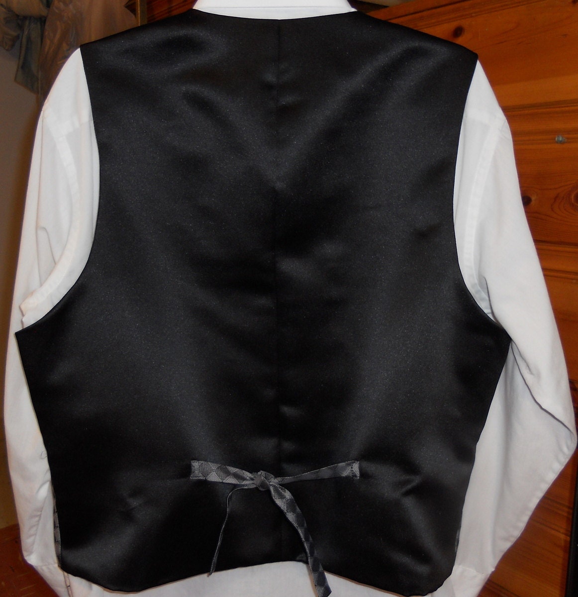 Silver Grey Jacquard Clasic Men's Vest, Size XL Mens Vest, Ready to ...