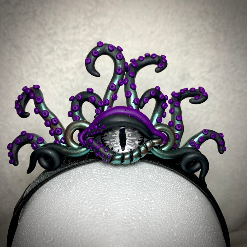 Custom Tentacle Crown Tiara Headpiece Octopus Cthulhu OOAK | Etsy