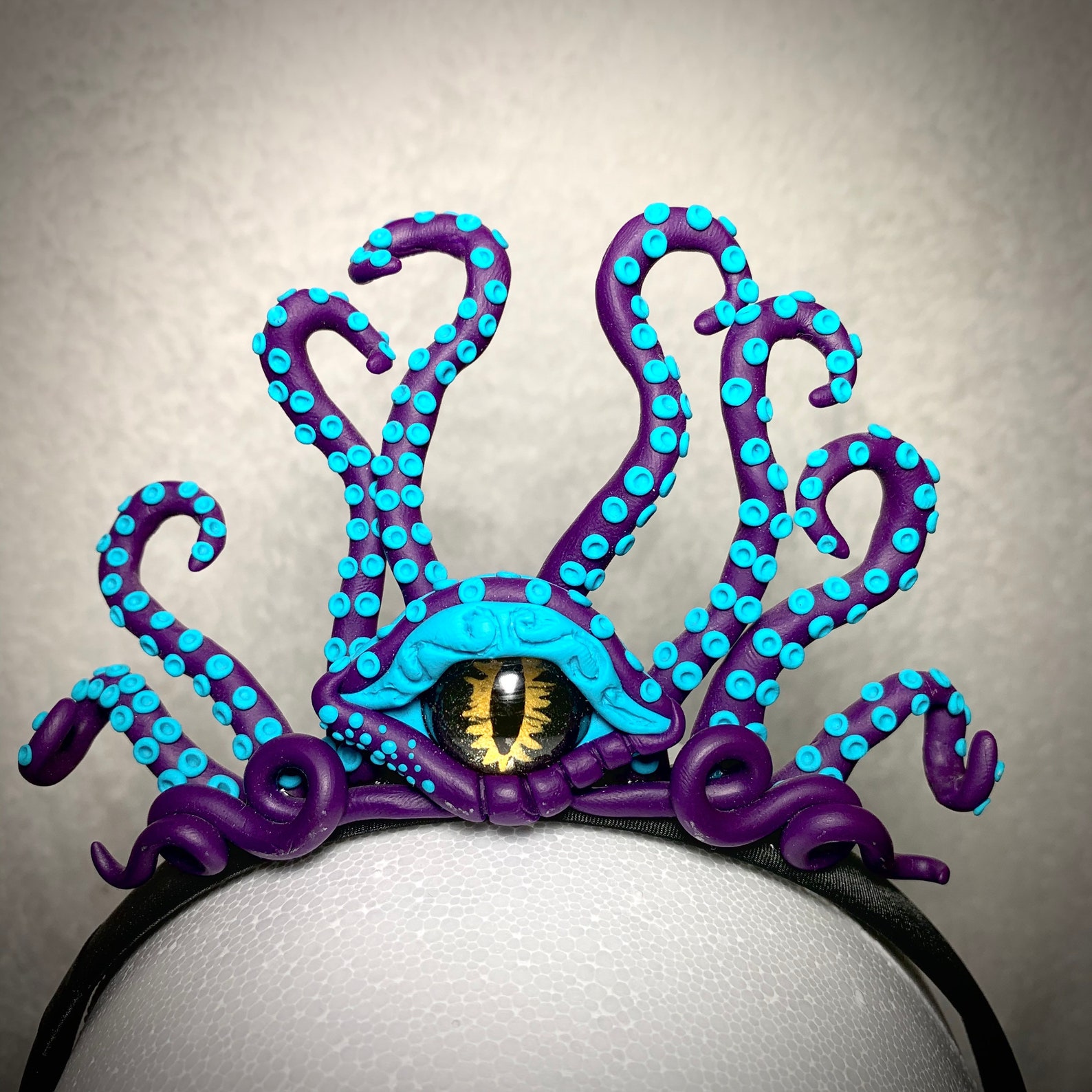 Custom Tentacle Crown Tiara Headpiece Octopus Cthulhu OOAK | Etsy