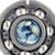 Roller Derby Skate Bearing Keychain W/ Stainless Charm - Etsy