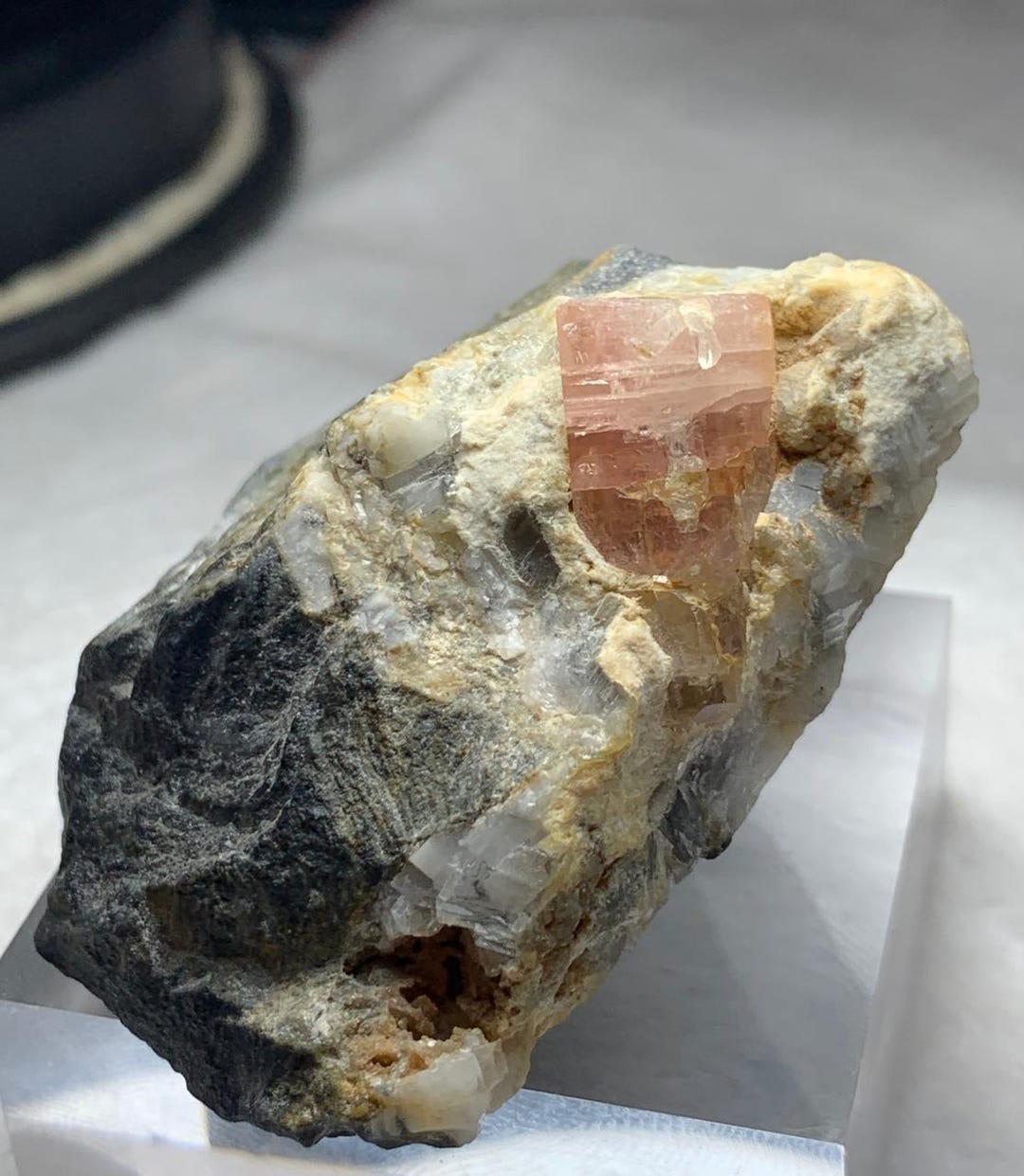 Rare Imperial Orange Topaz Specimen on Matrix. 480.00 Carat Weight. - Etsy