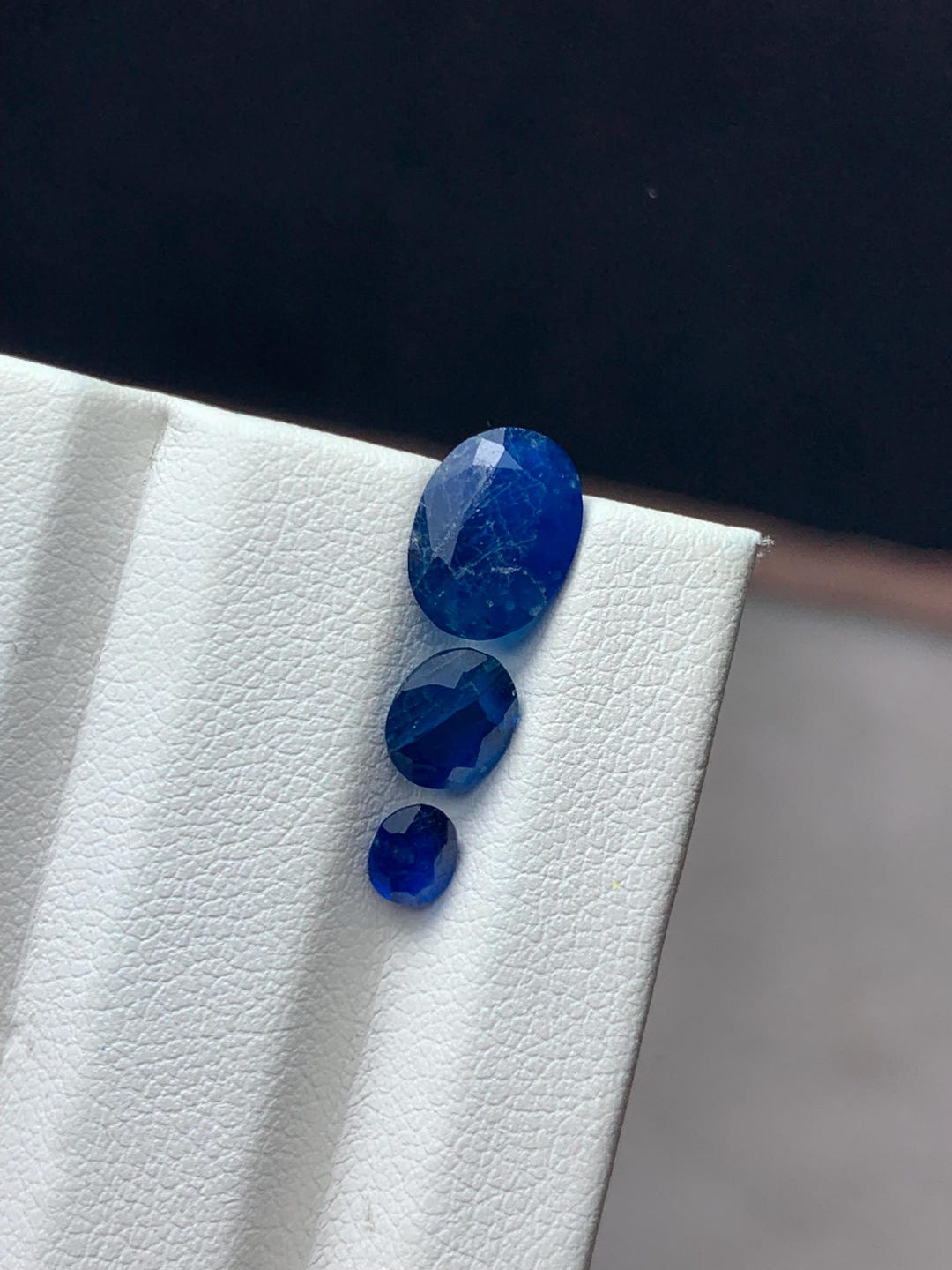 Afghan Hauyne Gemstone Lot (1.90ct) | Natural Deep Blue Round Cut ...
