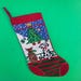Vintage Needlepoint Stocking - Cat and Dog Stocking - Christmas Decor ...