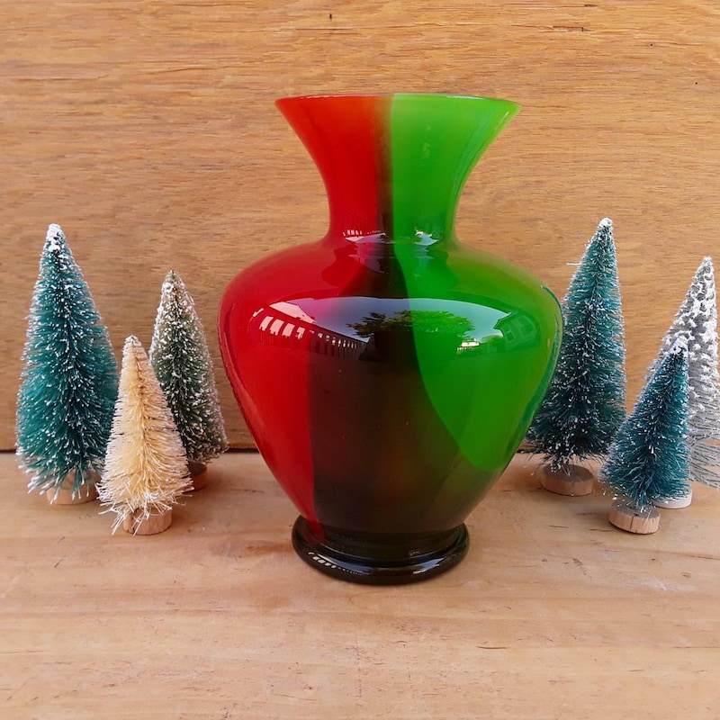 Christmas Vase - Etsy