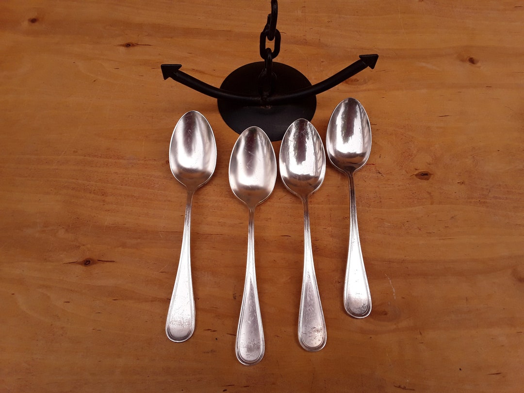 US Navy Serving Spoons - Set of 4 - International Silver - Soup- Silver ...