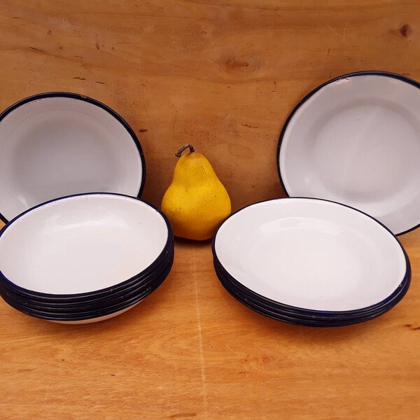 Vintage Enamelware - Etsy