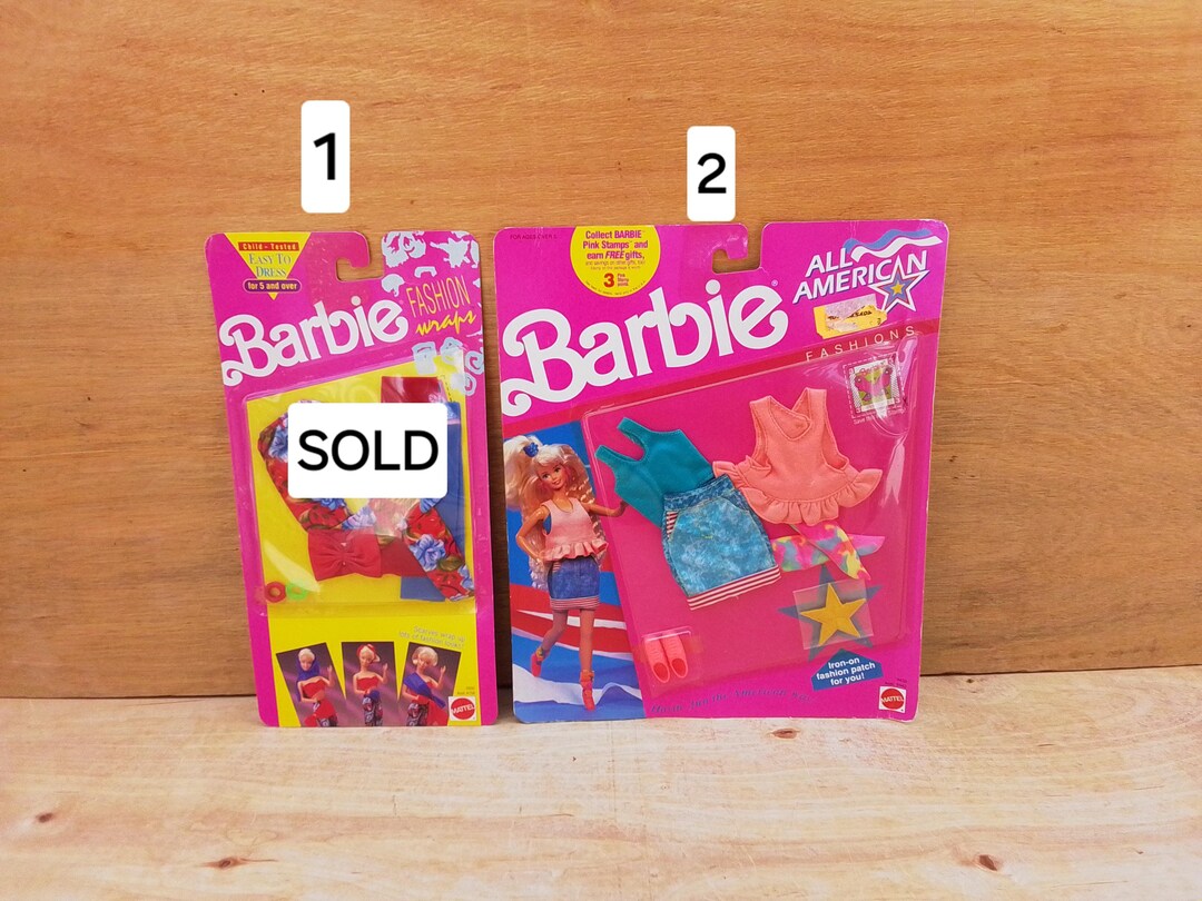 Vintage Barbie Clothes - PRICE FOR ONE - 1990's - Collectible - 11 1/2 ...